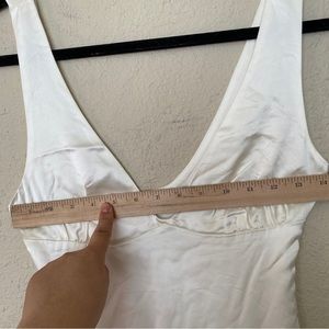 House of CB | Dresses | House Of Cb Shiema Ivory Floaty Mini Dress Nwot ...